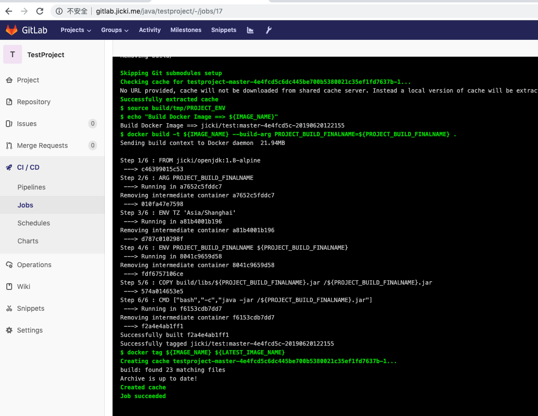 GitLab CI/CD Docker - 小炒肉