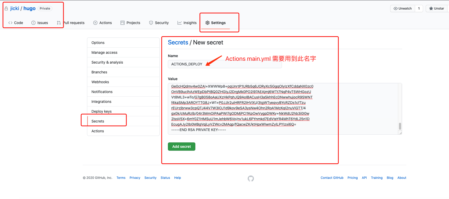 Github Actions 构建 Hugo 小炒肉 2483
